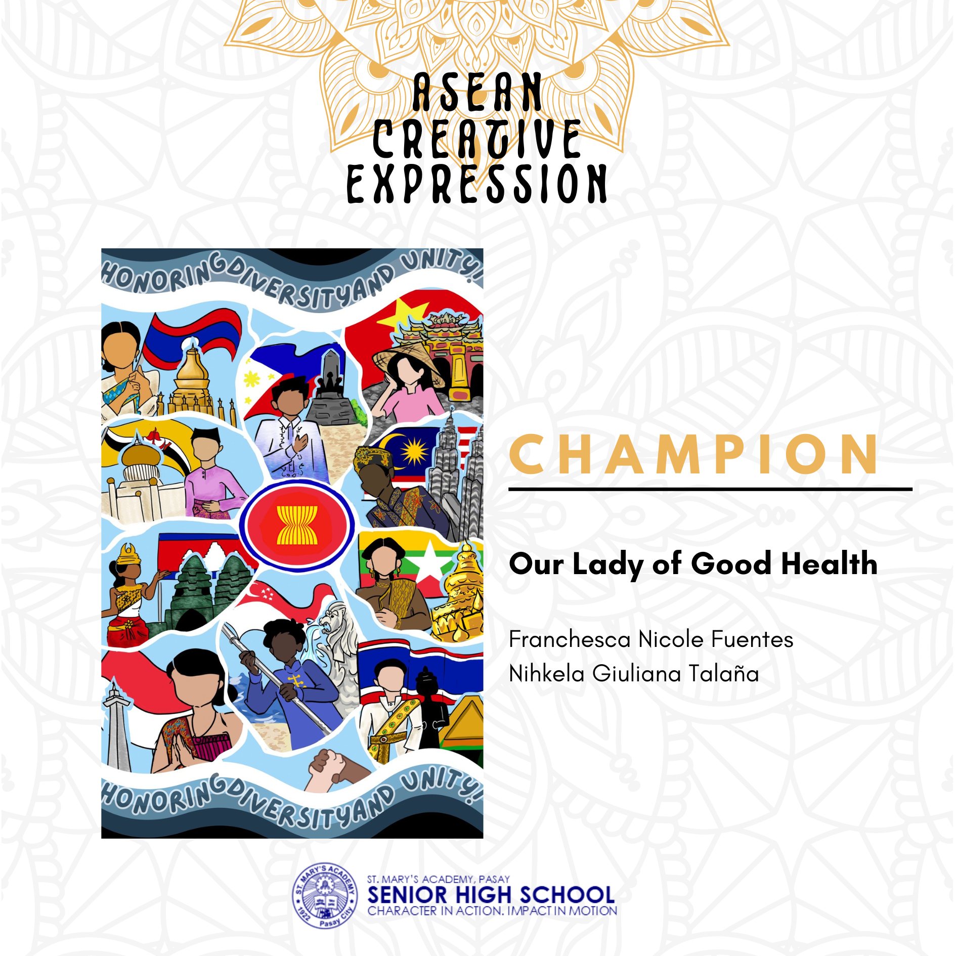 Asean Creative Expression - St. Mary's Academy of Pasay